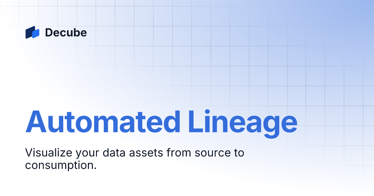Automated Lineage | Decube
