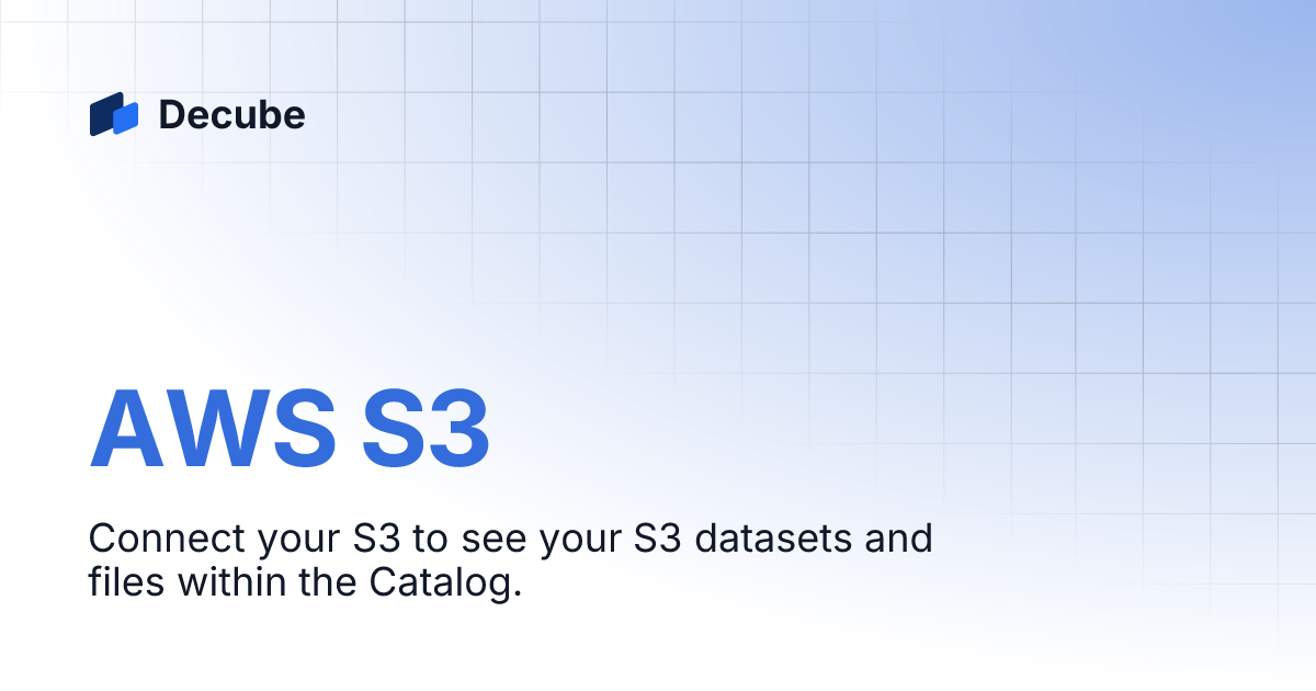 AWS S3 | Decube